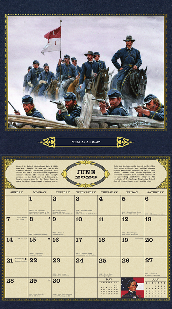 2026 Mort Künstler Civil War Calendar – The Official Mort Künstler Website